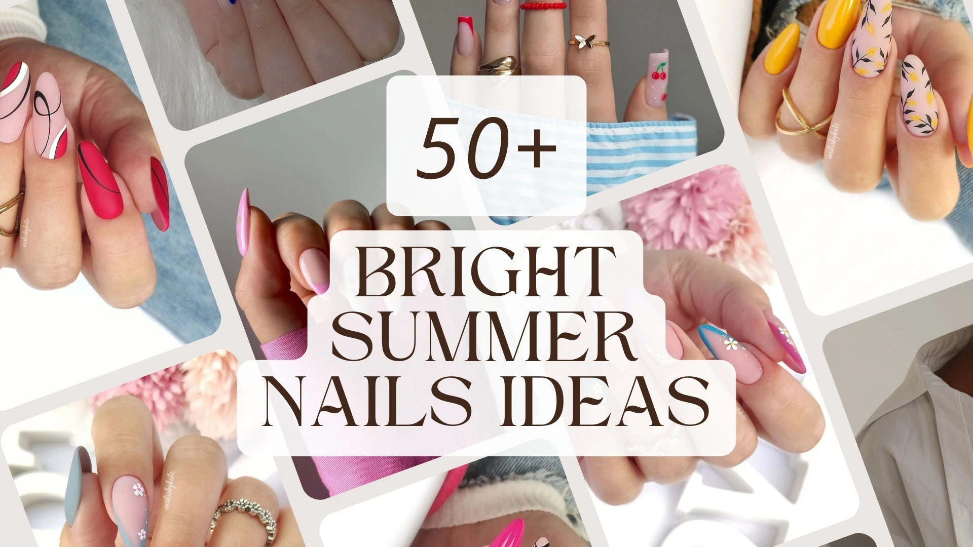 50+ Bright Summer Nail Ideas and Cute Designs 2024 - Radiant Lifestyle ...
